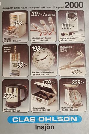 Clas Ohlson kataloger